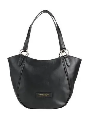 THE BRIDGE Cow Leather Shoulder Bag - Black