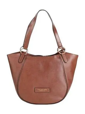 THE BRIDGE Cow Leather Shoulder Bag - Brown
