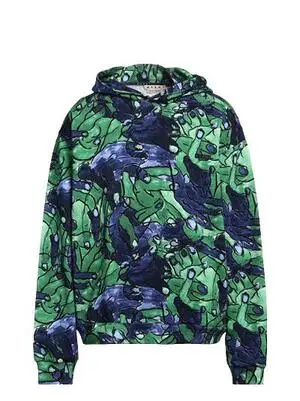 Marni Cotton French Terry Sweatshirt - Green