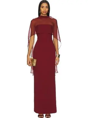 STONE COLD FOX X Bryce Gown - Wine Red