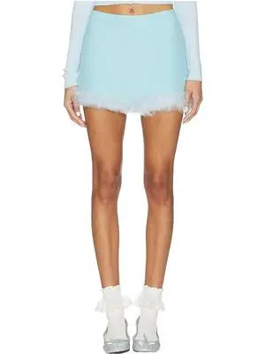 TYLER MCGILLIVARY Petra Mini Skirt - Sky