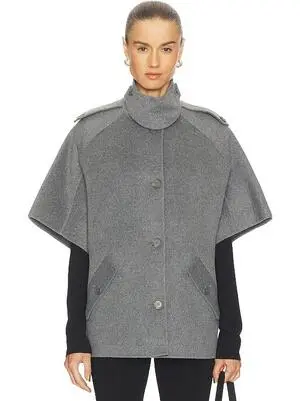 Simkhai Jones Cape Jacket - Heather Grey