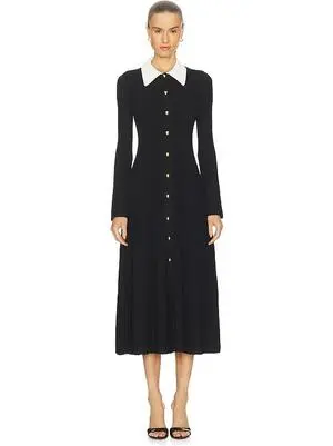 Simkhai Philippa Long Sleeve Midi Dress - Black