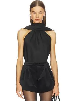 Simkhai Scarlett Cape Top - Black