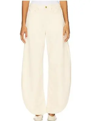 DL1961 Rori High Rise Barrel Jeans - Flax