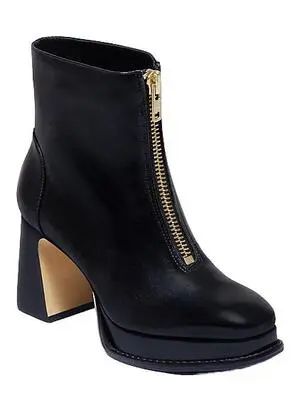 Bernardo Mafalda Platform Ankle Boots - Black