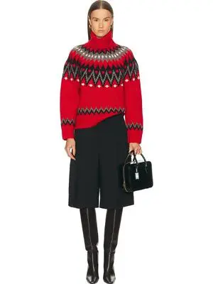 Polo Ralph Lauren Turtleneck Sweater - Fireside Red Multi
