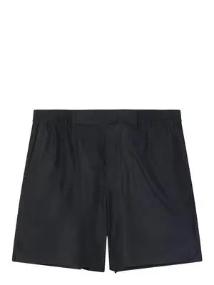 Fendi Elastic-waistband Bermuda Shorts - Blue