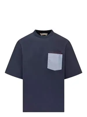 Marni Pocket Logo T-shirt - Blue