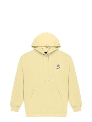 DALIX Heartly Ghost Midweight Hooded Sweatshirt - Yellow