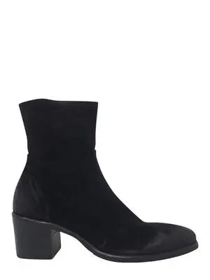 MADISON MAISON Leather Ankle Boots - Black