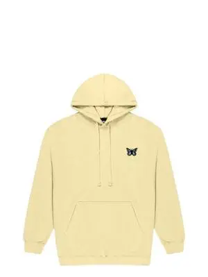 DALIX Butterfly Midweight Hooded Sweatshirt - Yellow
