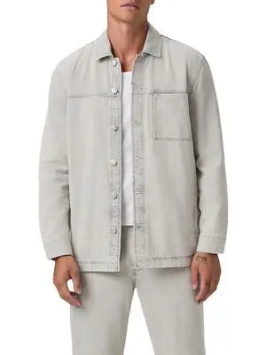 Paige Cotton Denim Button-up Shirt Jacket - Fuentes