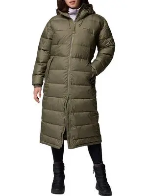 Columbia Pike Lake Iii Water Repellent Insulated Puffer Coat - Stone Green