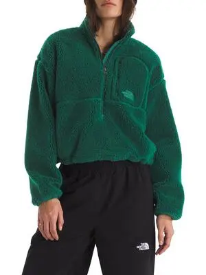 The North Face Extreme Pile 2 Fleece Half Zip Pullover - Hunter Green