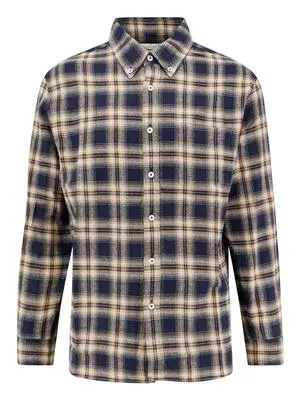 DUNST Flannel Shirt - Blue