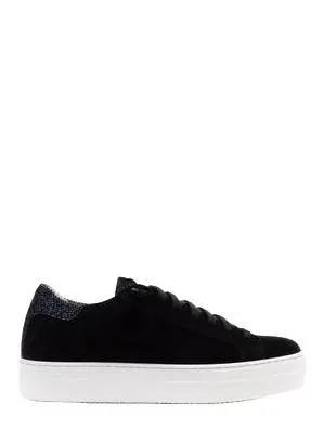 P448 Thea Platform Sneakers - Phantom Black