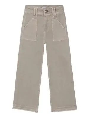 MAYORAL Flared Twill Pants - Greige