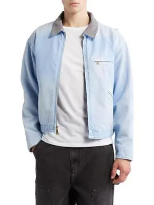 ELWOOD Petrol Canvas Jacket Baby Blue