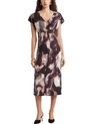 NORDSTROM Print Midi Dress