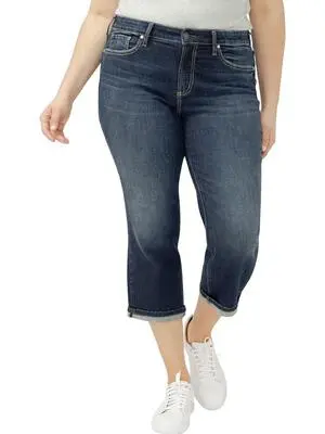 SILVER JEANS CO. Suki Capri Jeans - Florida