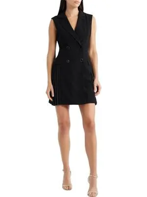 SAM EDELMAN Pleated Blazer Dress