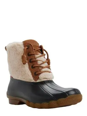Sperry Saltwater Lambswool Boots - Light Brown