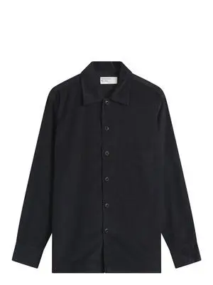 Universal Works Fine Cord Fatigue Overshirt - Black