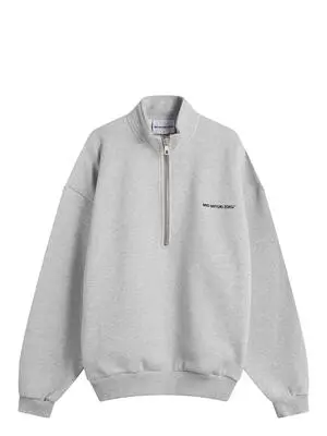 MKI MIYUKI ZOKU Uniform Quarter Zip - Grey
