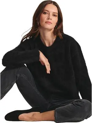 Velvet By Graham & Spencer Jacqueline Cashmere Sweater - Black