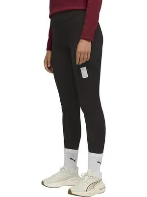 PUMA X Saysky Fleece Running Tights - Black