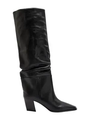 JIMMY CHOO Hart 60 Leather Knee-High Boots
