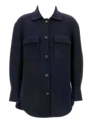 AFTERCOAT Patch-Pocket Wool-Blend Jacket