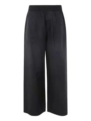 MARIA CALDERARA Elasticated Trousers - Black