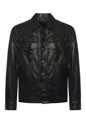GIULIANO GALIANO Buttoned Arizona Jacket - Black
