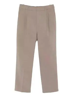 GOLDWIN Pleated Trousers - Brown