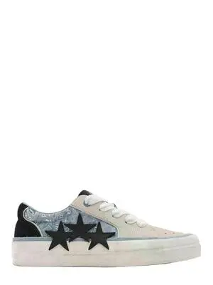 Amiri Bandana Star Skate Sneakers - White