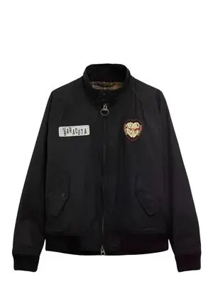 BARBOUR Appliqué Zip-Up Jacket
