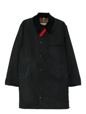 Barbour X Paul Smith Corduroy-collar Coat - Blue