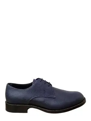 TOD'S Leather Derby Shoes - Blue