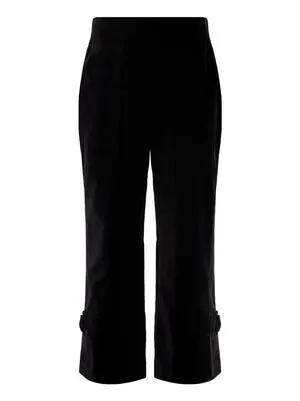 Posse Quincy Bow-detail Trousers - Black