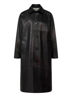 MAN ON THE BOON. Calf Leather Single Coat