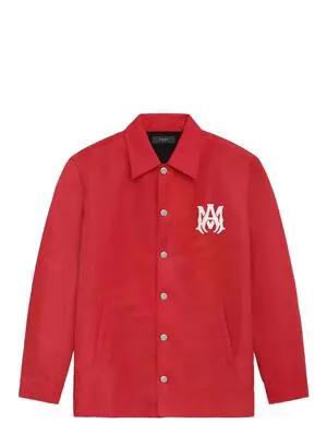 Amiri Logo Shirt Jacket - Red