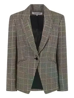 VERONICA BEARD Checked Blazer