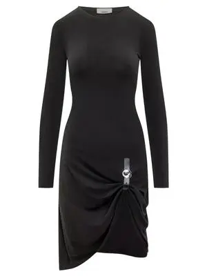 Coperni Buckle Suspended Dress - Black