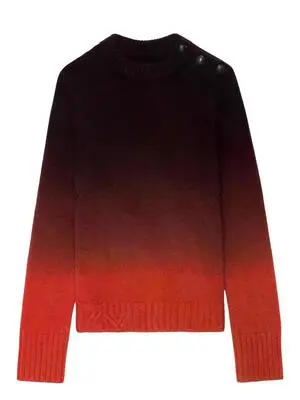 Zadig&Voltaire Malty Button Sweater - Red