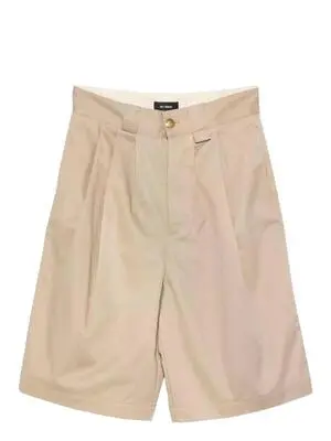 WILLY CHAVARRIA Pleated Shorts - Neutrals