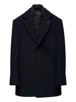 MANUEL RITZ Buttoned Coat - Blue