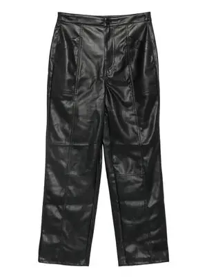 Dkny Faux Leather Trousers - Black