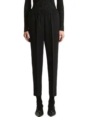 Peserico Elasticated-waistband Trousers - Black